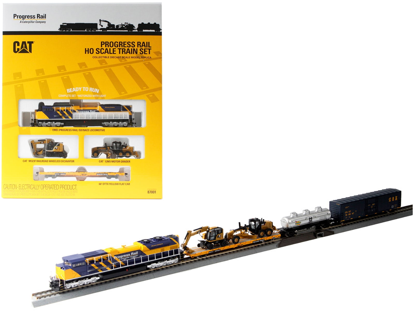 Progress Rail 100th Anniversary Train Set 1/87 (HO) Diecast Models by ...