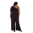 Women's Plus Size 1 Piece One Shoulder Jumpsuit with Straps - Walmart.com