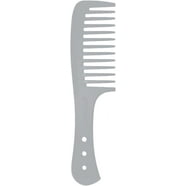 Swissco Professional Medium Tooth Handle Comb, Black - Walmart.com