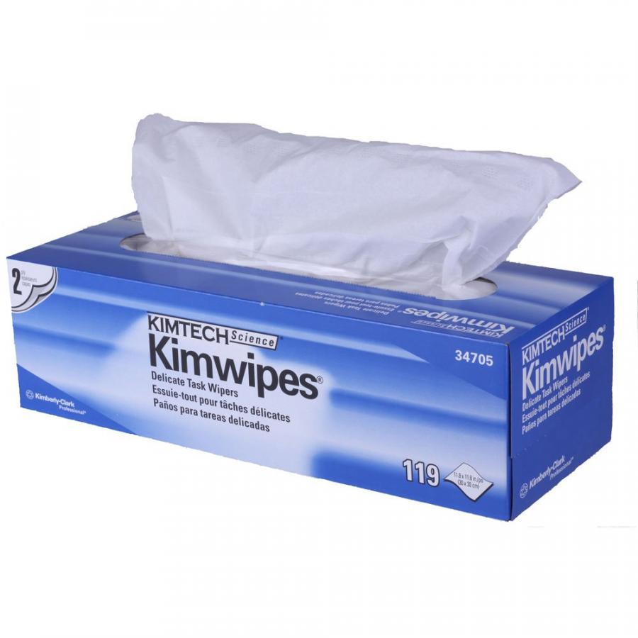 Kimtech Science Kimwipes Delicate Task Wipers, 11-4/5 Inches x 11-4/5 ...