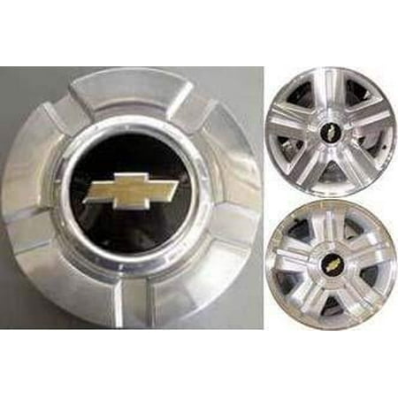 18 Inch OEM Chevy 6 Lug Machined aluminum Center Cap Hubcap Wheel Cover ...