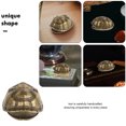 Masteelf Golden Brass Turtle Shell Figurine for Craft with Eight ...