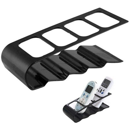 Remote Control Storage Rack,Desktop Organizer with 4 Compartment Remote ...