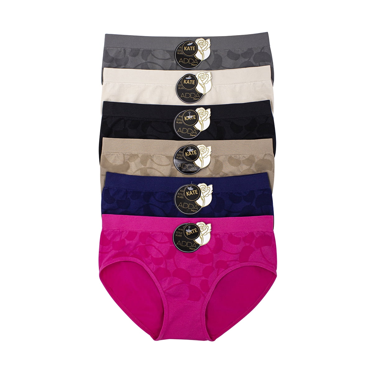 Paquete de Pantaletas Adda Lingerie Modelo Kate, Estilo corte clásico ...