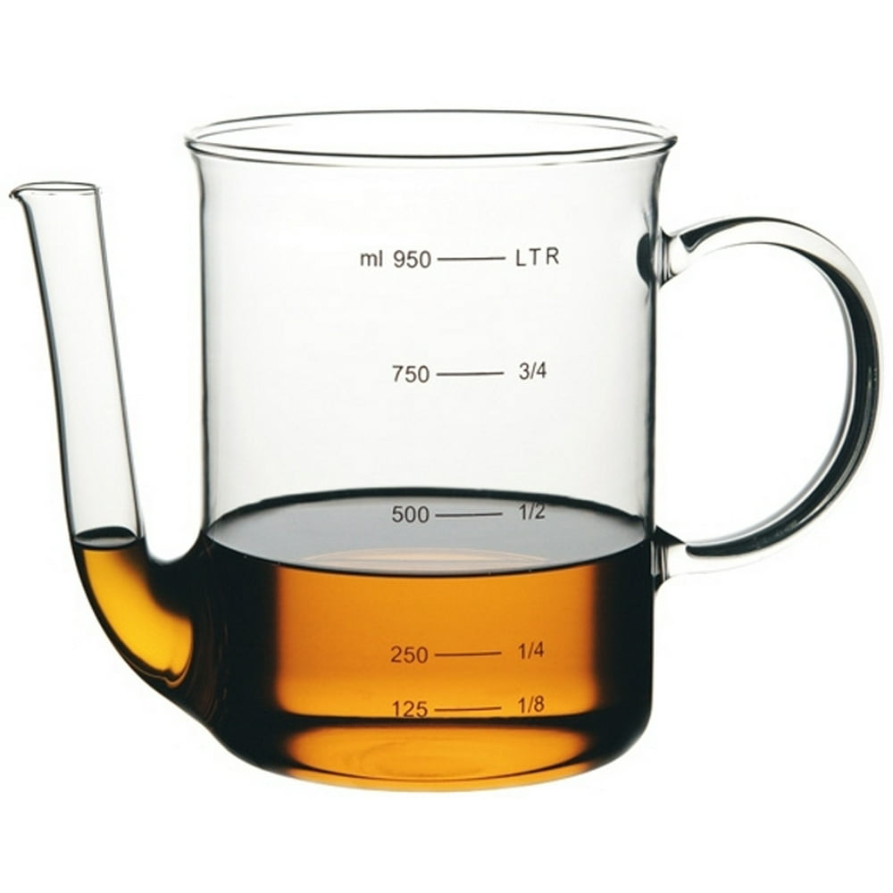 Simax Glass Fat Separator, 1 Liter - Walmart.com - Walmart.com