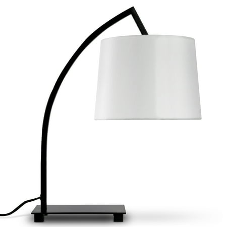 LEDPAX Technology Modern Arc Table Desk Lamp with Shade, White - Walmart.ca
