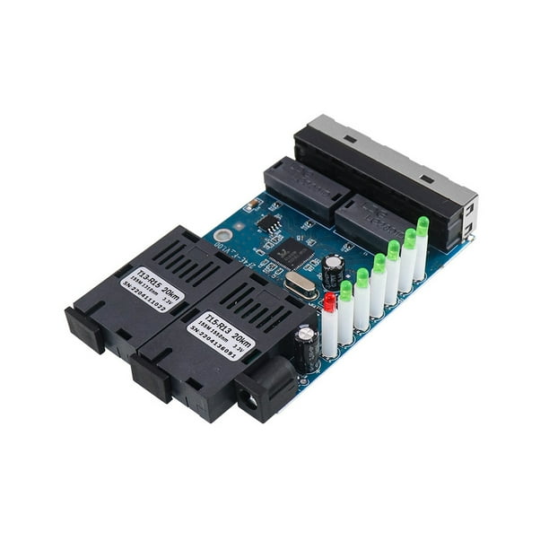 QualitChoice Universal 100Mbps Single Mode Fiber Optic Module with ...