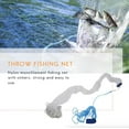 8FT Fishing Cast Net Bait Easy Throw Hand Cast Strong Nylon Mesh 3/8in ...