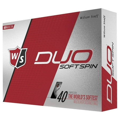 Wilson Staff 12 Pk Duo Soft Spin Long Distance Low Compression Golf ...