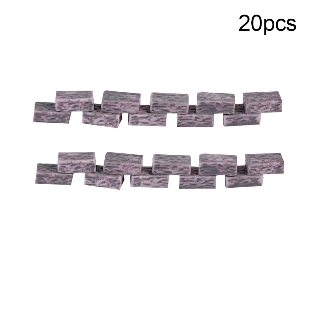 Mini Wall Bricks Model Brick Building Miniature Bricks Figurine Fake ...