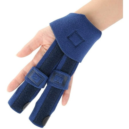 Finger Splint for Two Fingers, Adjustable Finger Brace Aluminum Support ...