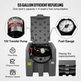VEVOR Portable Diesel Tank 58 Gal Diesel Fuel Tank with 12V Transfer ...