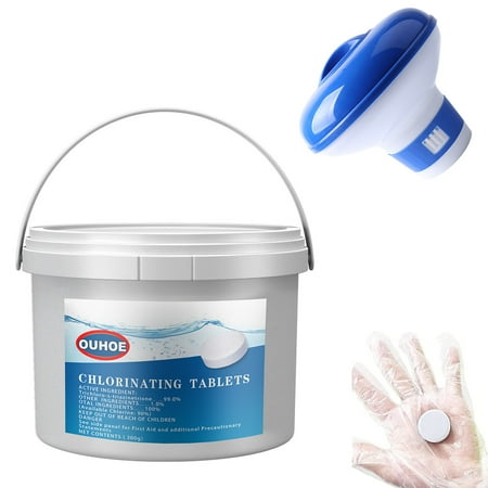 yeacher 300Pcs Chlorine Tablets, Chlorinating Tablets with Chlorine ...