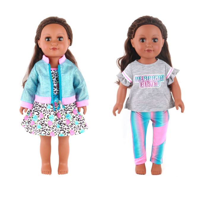 My Life As 2 PK Fashion Bundle for 18" Dolls - 4 Pieces - Walmart.com