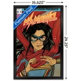 Marvel Ms. Marvel - Comic Wall Poster, 14.725" x 22.375" Framed ...