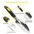 Garden Tool Hand Trowel,Rake,Cultivator,Weeder Tools With Ergonomic ...