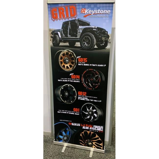 Grid Wheels 2020BANNER 2020 Grid Wheels Pull Up Banner - Walmart.com