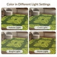 ODIKA 9'x12' Washable Area Rug Golf Koi Bug Course Inspired Fish ...
