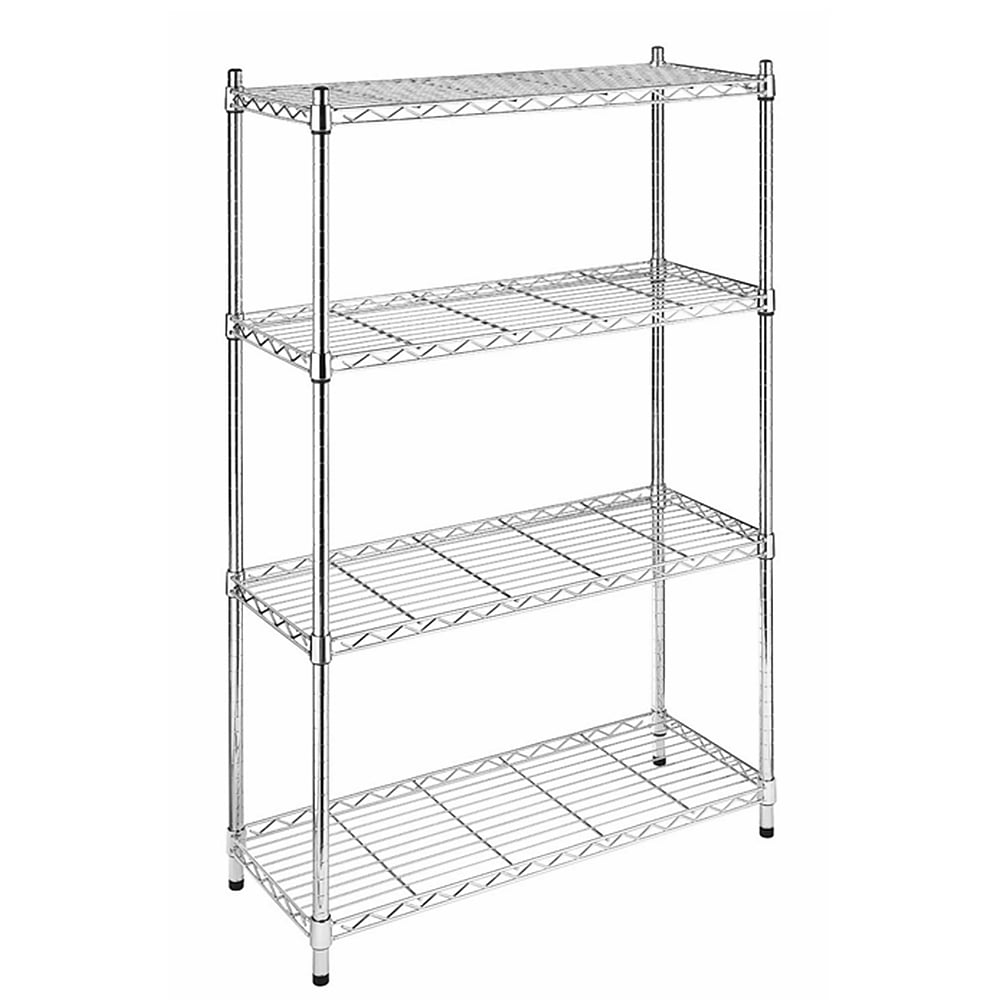 Ktaxon 4-Tire 56x36x14" Steel Rack Metal Shelf Adjustable Unit Garage ...