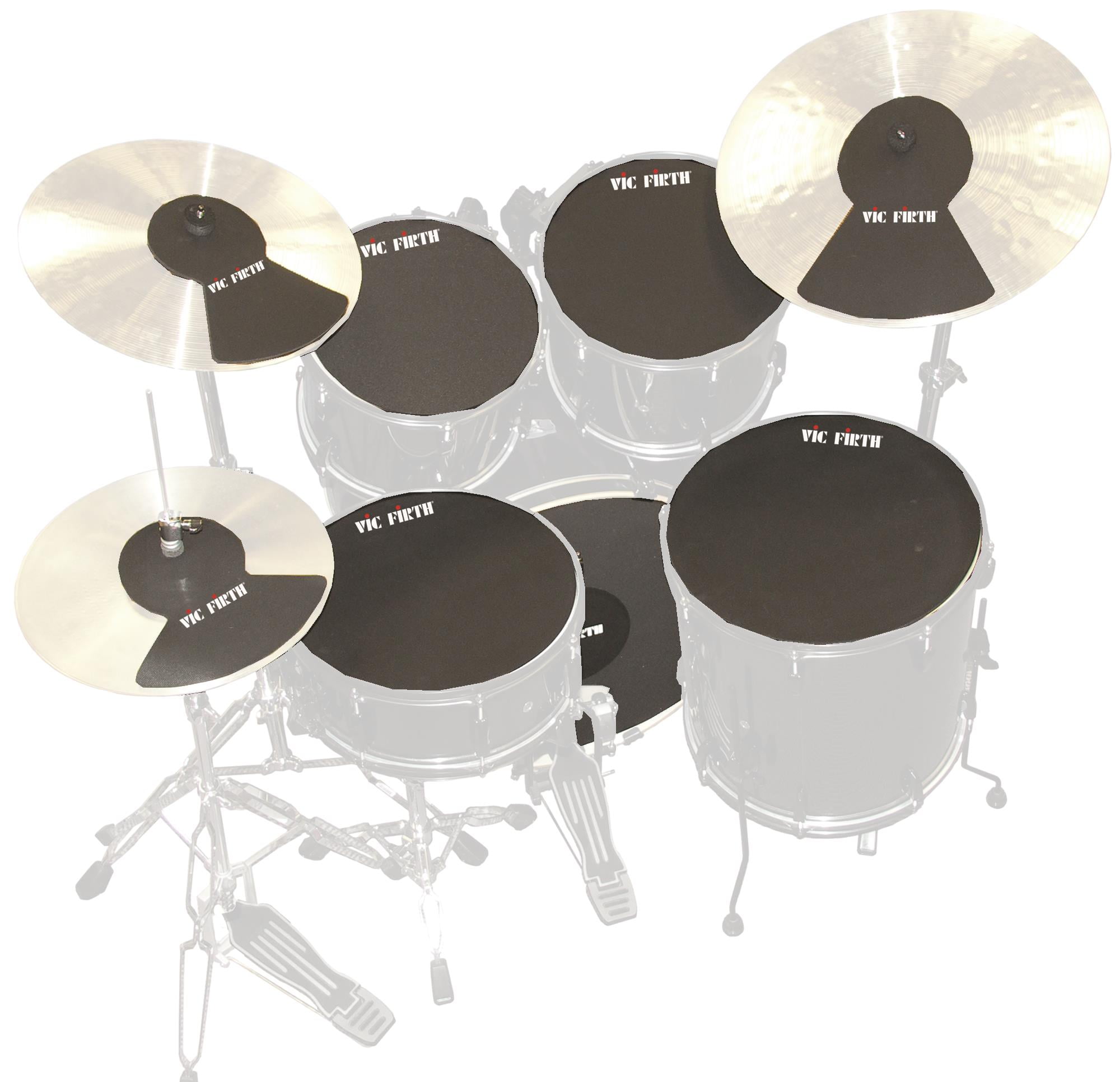 Vic Firth Drum Mute Prepack (12", 13", 14", 16" 22" Mutes) - Walmart.com