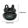 Earbuds Wireless Bluetooth,Bluetooth 5.3 Earless Clip on Battery ...