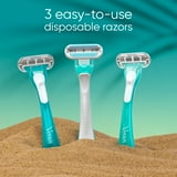 Venus Miami Sunrise Smooth Sensitive, Disposable Women's Razors, 3 Ct ...