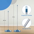 Microfiber Dust Mop, 57" Long Handle, Wet & Dry, Pet Hair & Dust ...