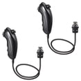 Motion Plus Wii Controllers 2Packs with Nunchucks, Wii Remote ...