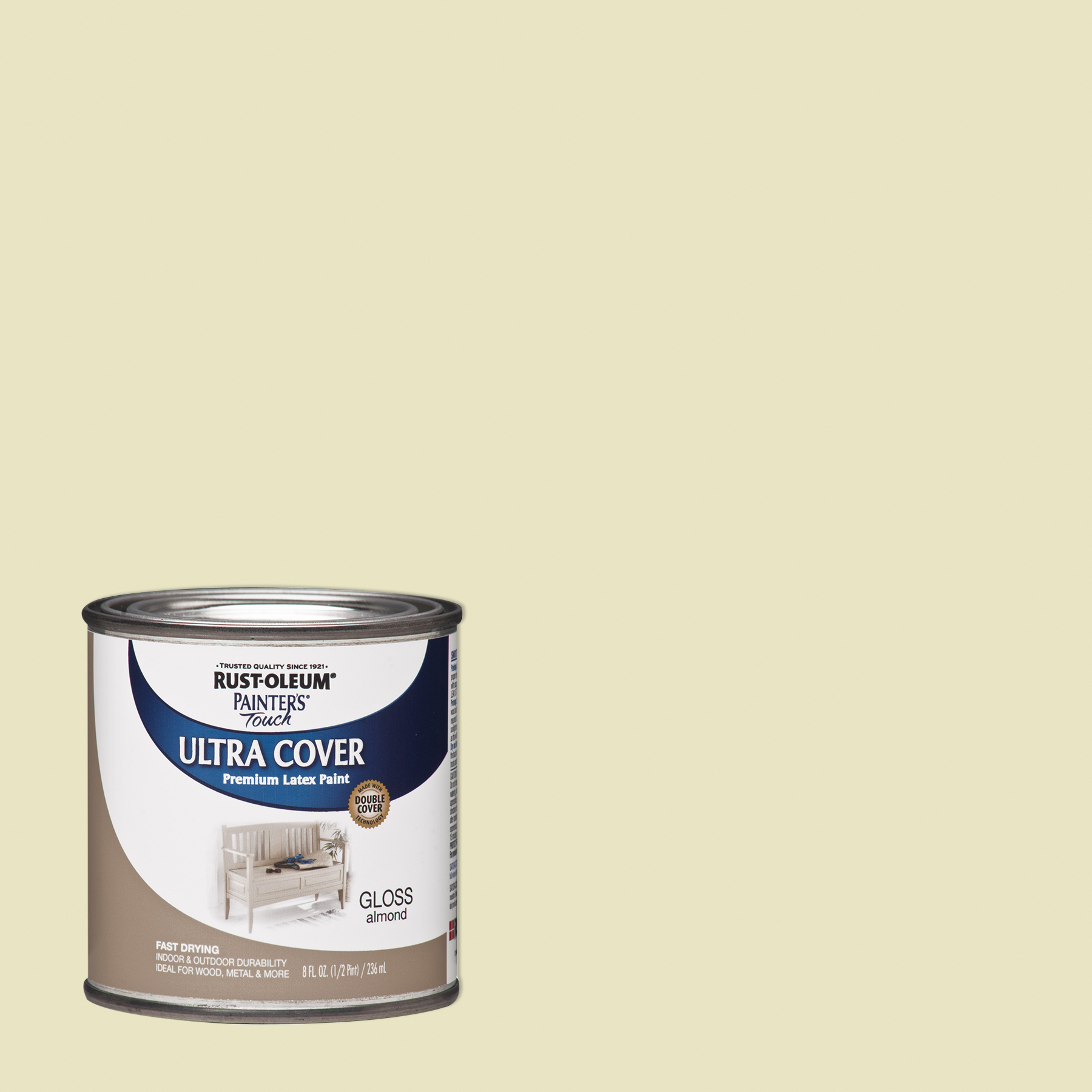 Almond, Rust-Oleum Painter's Touch Ultra Cover Gloss, Half Pint ...