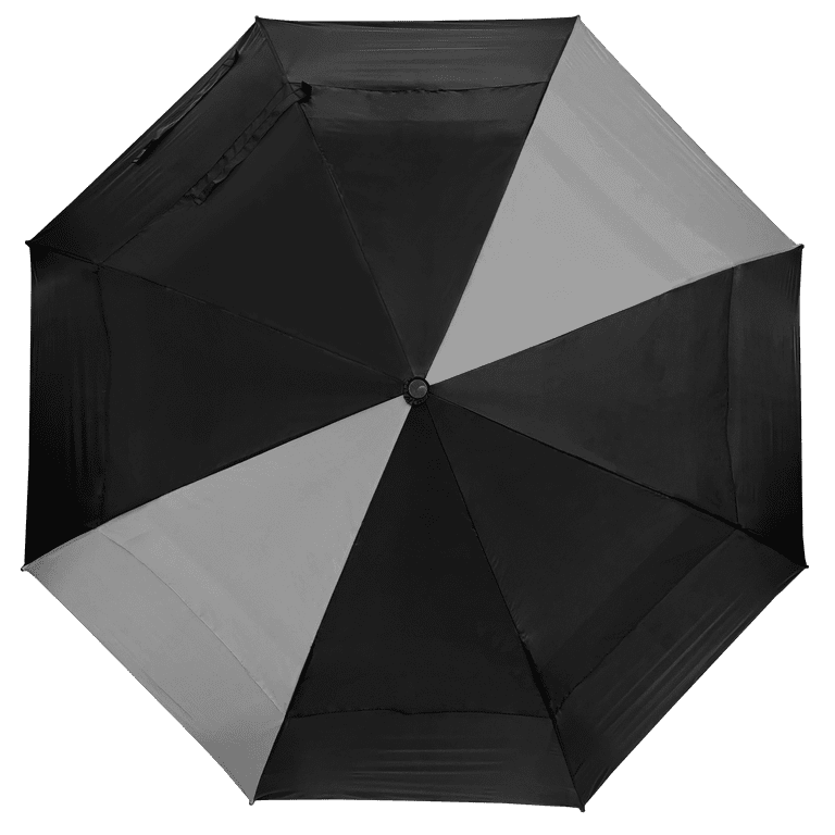 Weather Station Deluxe Two Person Rain Umbrella Black Gray Walmart