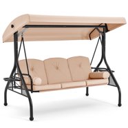 Mainstays Lawson Ridge 2-Seat Steel Outdoor Freestanding Porch Swing ...