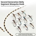 Blarkrus 5 Pack Fly Fishing Lures 5pcs Micro Jig Streamer, Reflective ...
