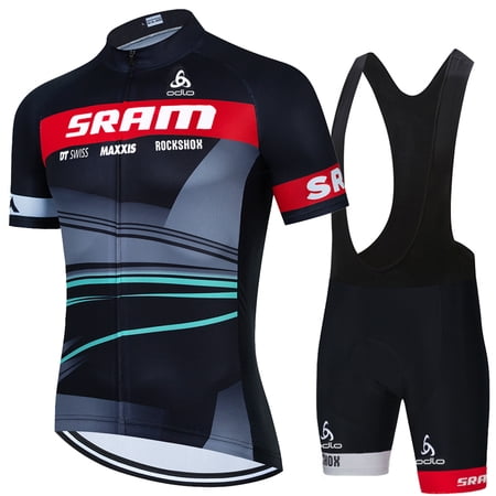 SRAM Men's Cycling Suit Bike Clothing Team Sports Set Mtb Male Summer ...