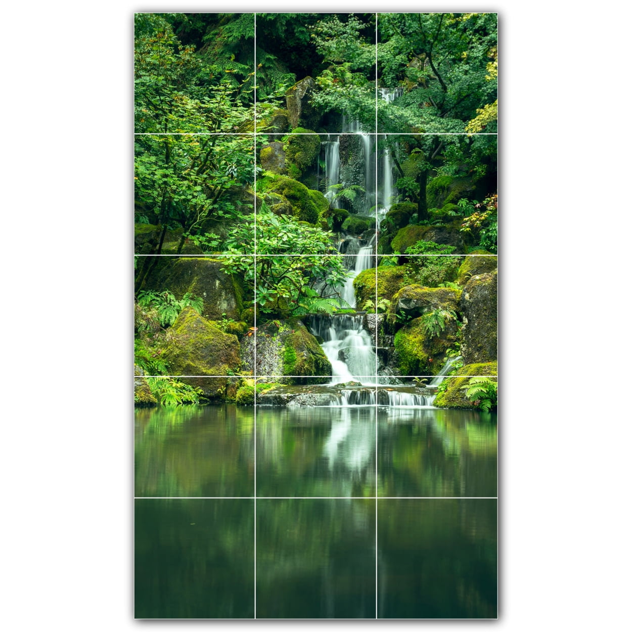 Picture-Tiles.com: Waterfalls Ceramic Tile Wall Mural WAL501086-35S. 12 ...