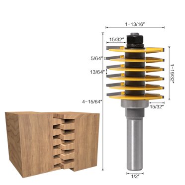 Ryobi A25R151 15 Piece 1/4 Inch Shank Carbide Edge Router Bit Set for ...