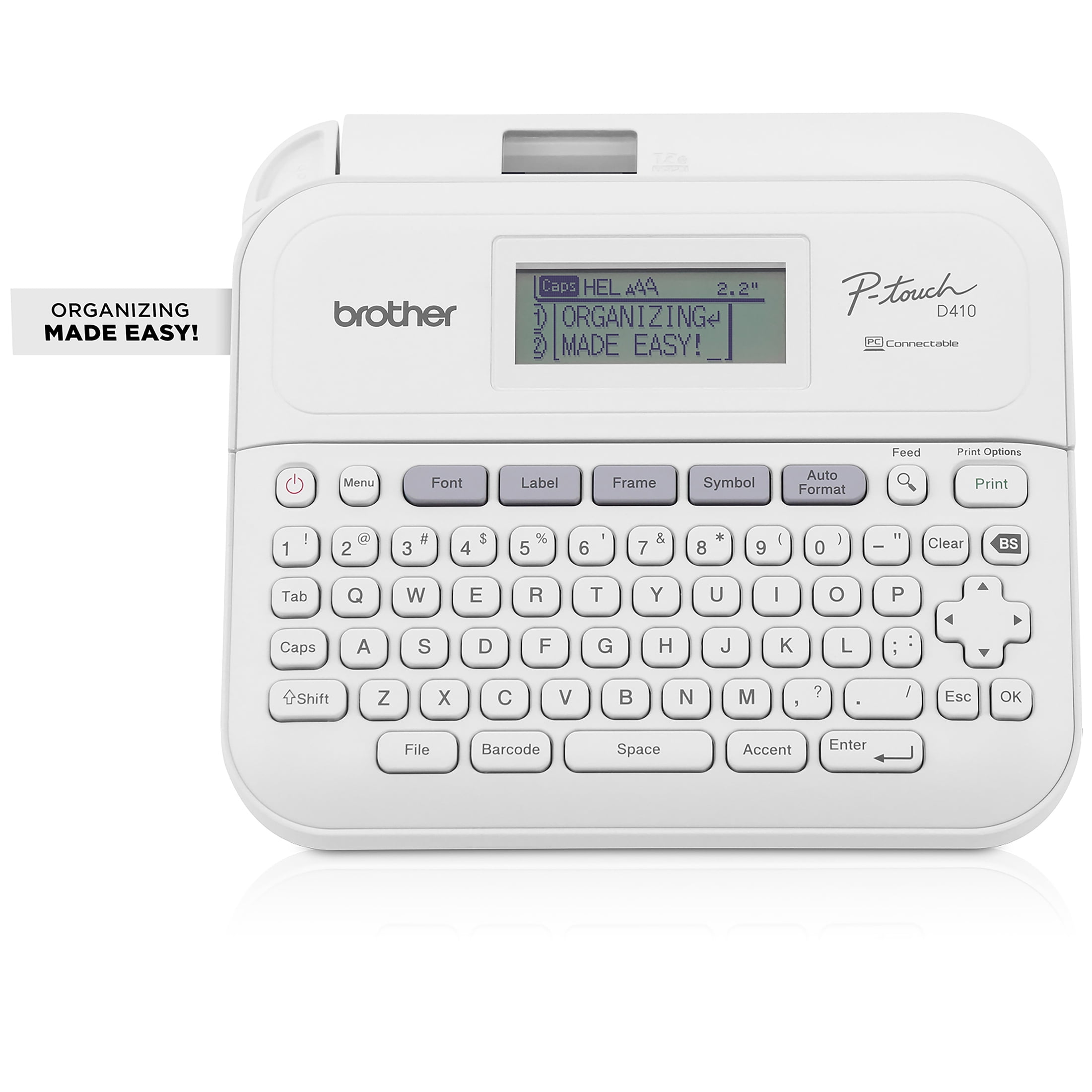 Brother P-touch Home / Office Advanced Connected Label Maker PT-D410 ...