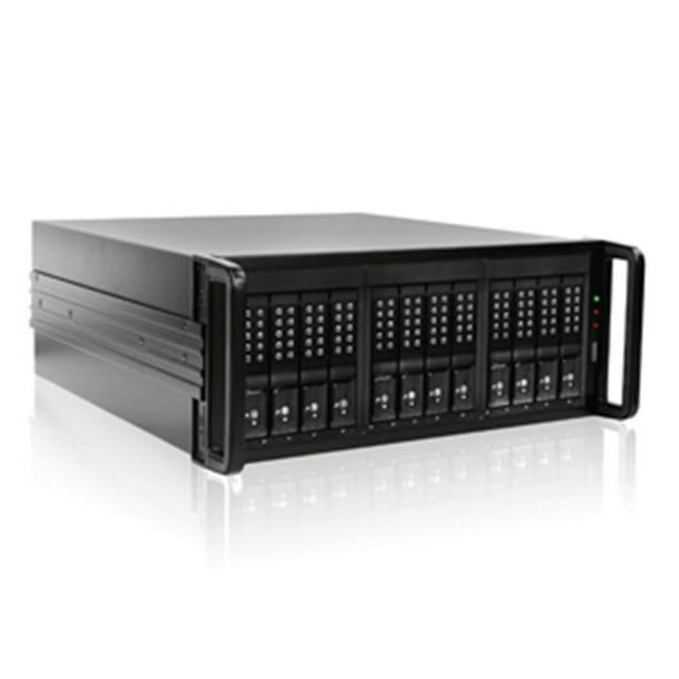 4U 12-Bay Sas And Sata 6.0 Gbps Esata Jbod Trayless Hotswap Rackmount ...