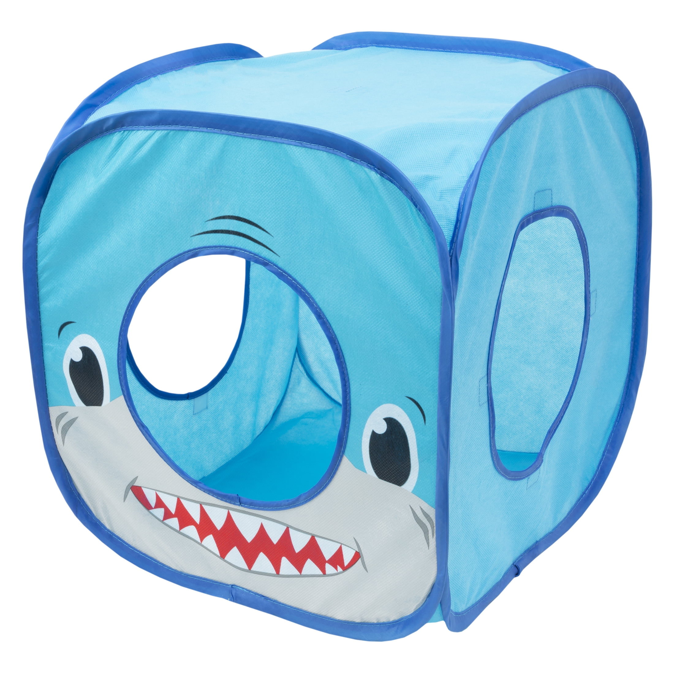 Vibrant Life 15′ Pop Open Shark Cat Cube Toy, Collapsible Cat House