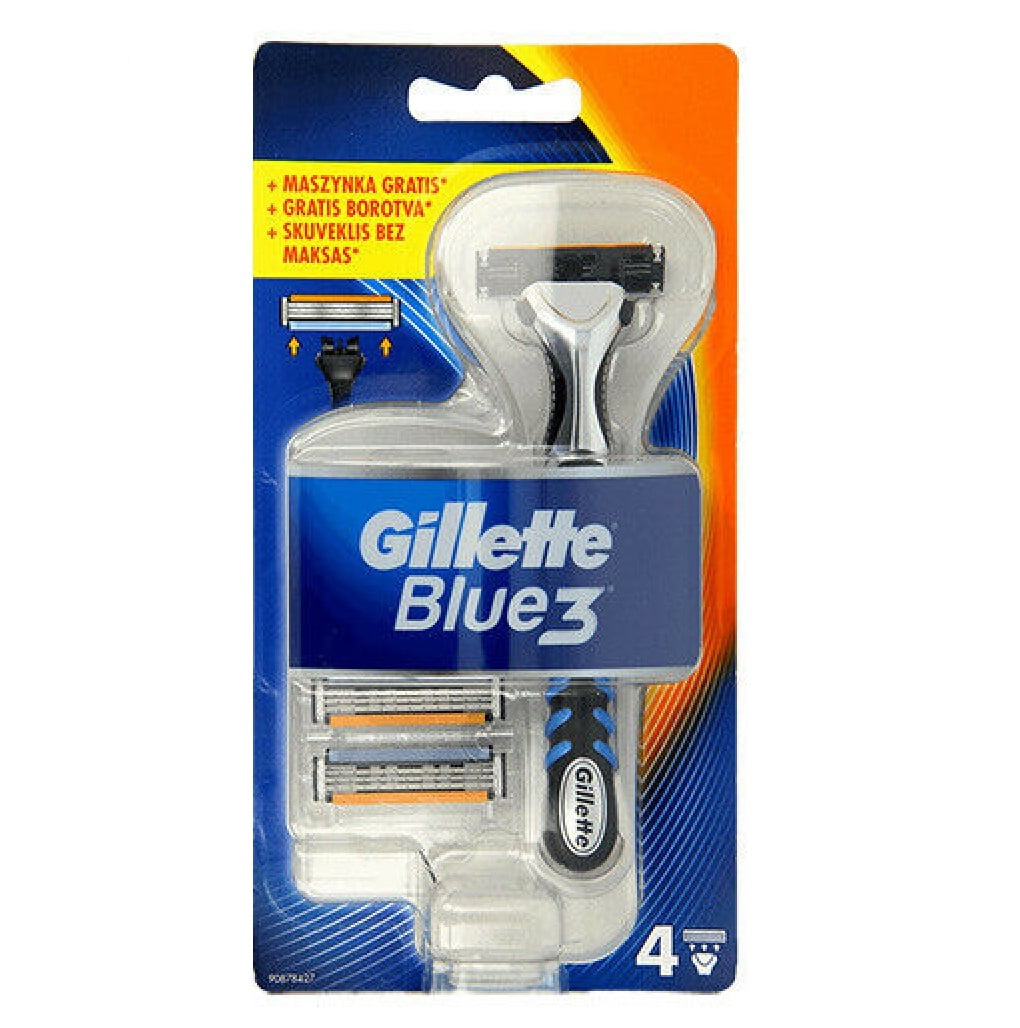 Gillette Blue 3 (Sensor, Sensor 3 and Sensor Excel Compatible) Razor ...