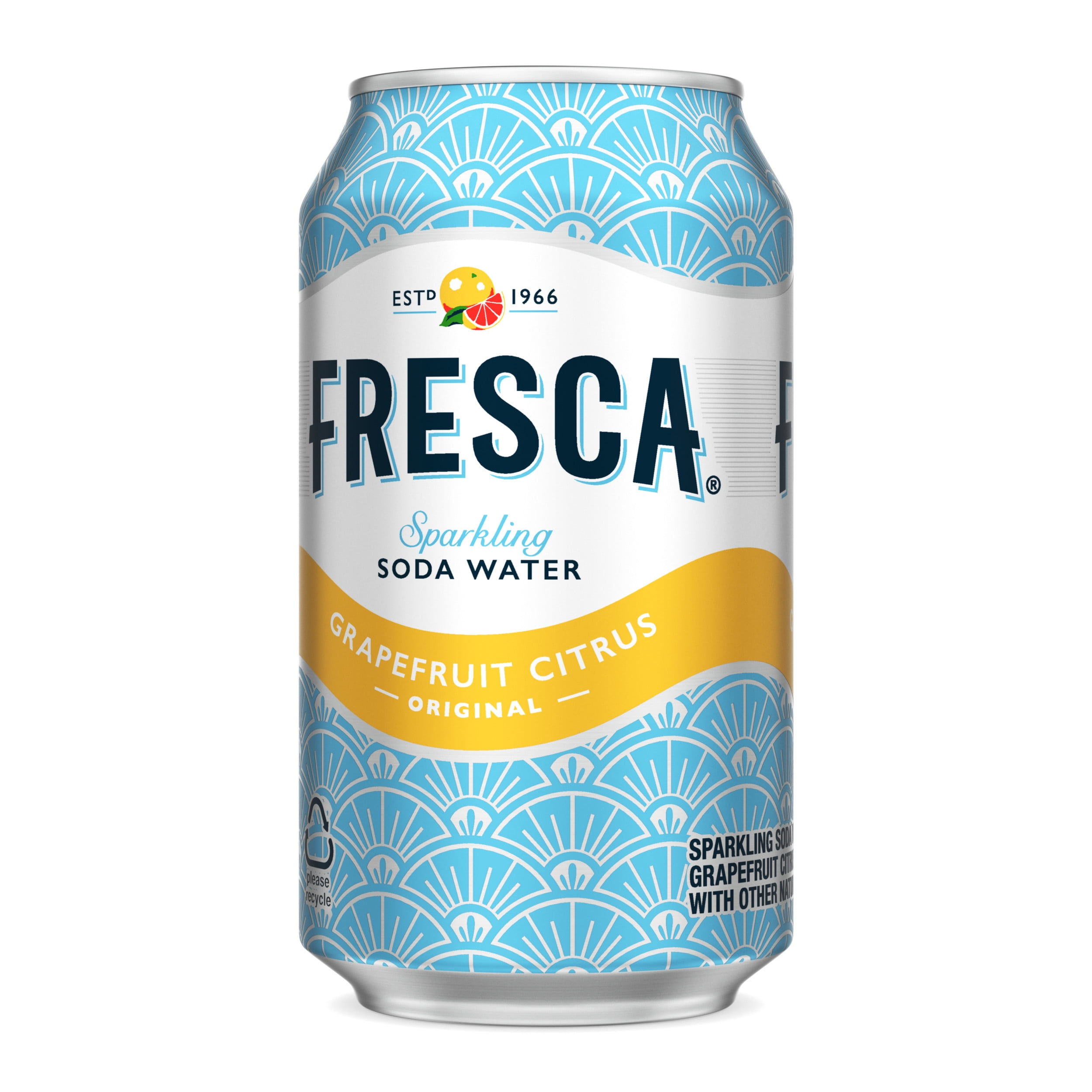 Fresca Grapefruit Citrus Sparkling Soda Water, 12 fl oz
