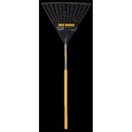 Flexrake 19" Steel Head Lawn Rake - Walmart.com