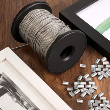 Mandala Crafts Heavy Duty Picture Hanging Wire from Coated Stainless ...