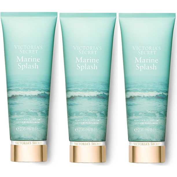 Victorias Secret Marine Splash Fragrance Lotion 236ml Set Of 3