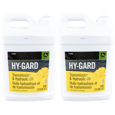 John Deere 2.5 Gallon HY-Gard Oil (Qty of 2) - TY22062 - Walmart.com