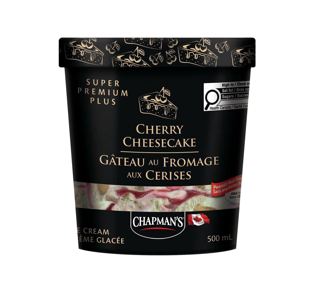 Chapman's Super Premium Plus Cherry Cheesecake Ice Cream - Walmart.ca
