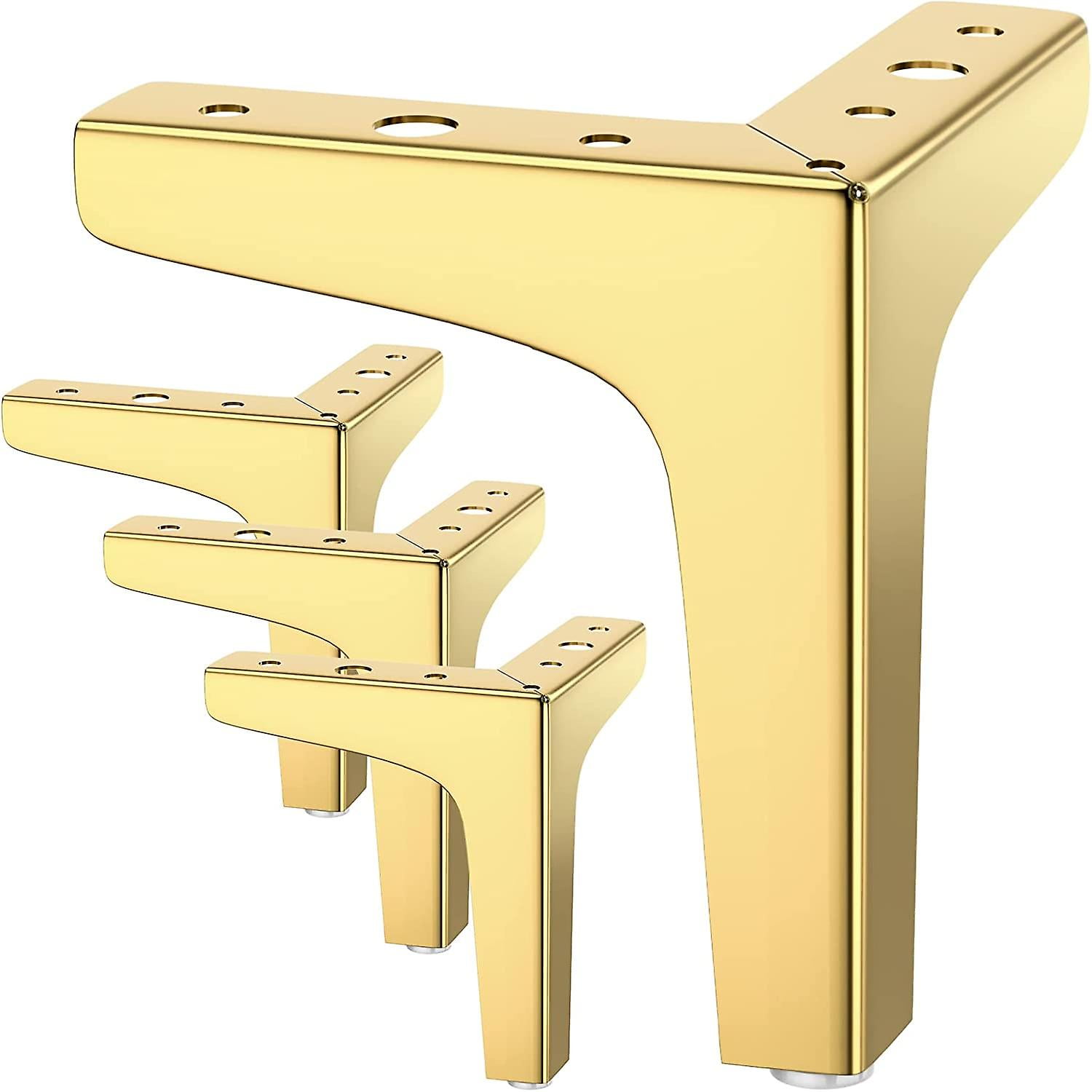 Juego de 4 patas para muebles, hasta 800 kg, patas de mesa triangulares ...