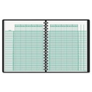Adams Ledger Binder Refill Sheets, 6-Ring, 5 x 8 1/2, Green/White, 100 ...