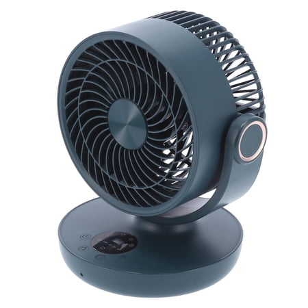 Rechargeable Fan, Desktop Fan 1100-2000rpm Touch Control Digital LED ...