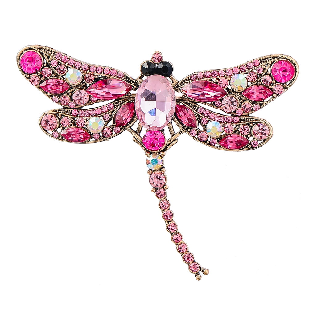 Click here for Homemaxs Dragonfly Brooch Rhinestone Inlaid Lapel... prices