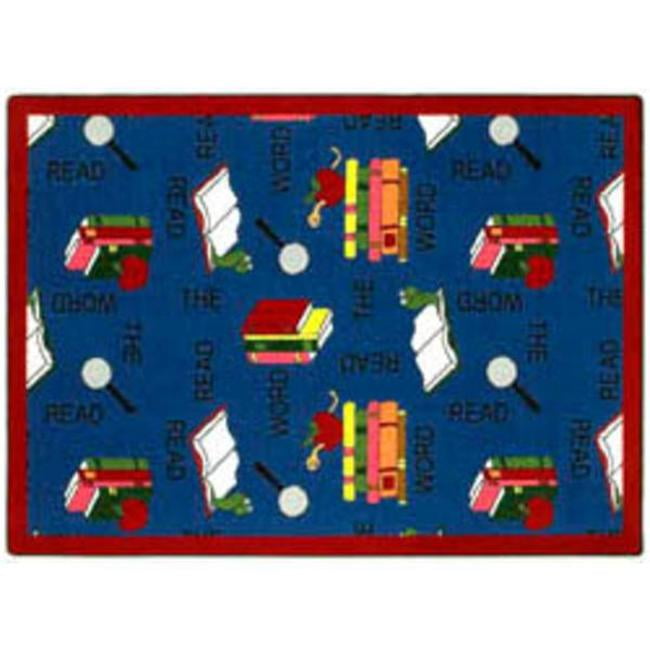 Joy Carpets 1490C Read the Word 5 ft.4 in. x 7 ft.8 in. WearOn Nylon ...